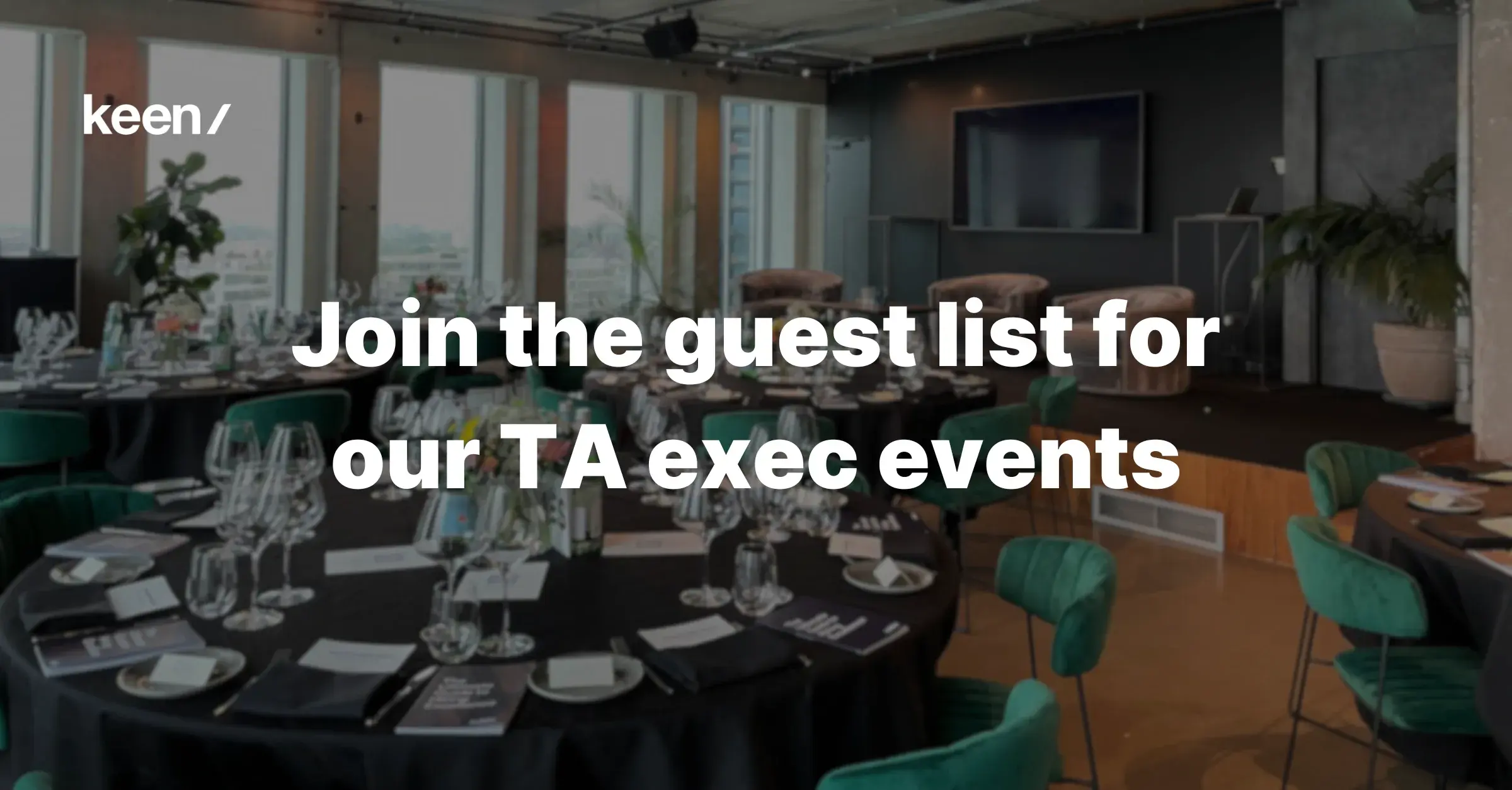Exec Events Sign-up